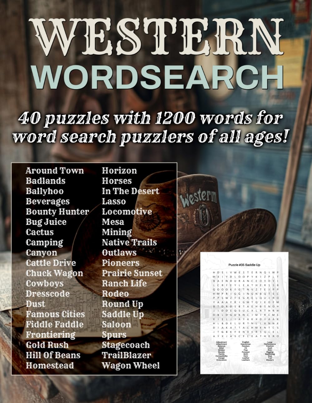 Wordsearch Activity Puzzle Books | Color Book Craze